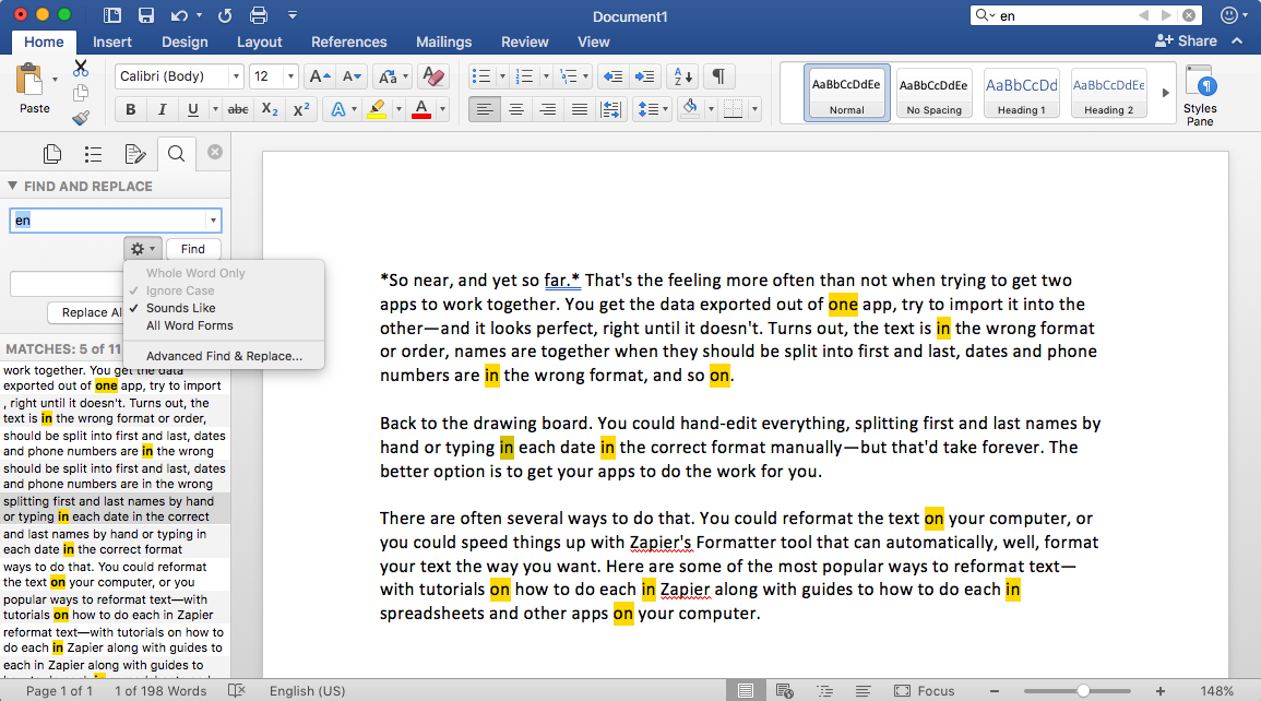 Vincent s Reviews How To Find And Replace Any Text In Your Documents