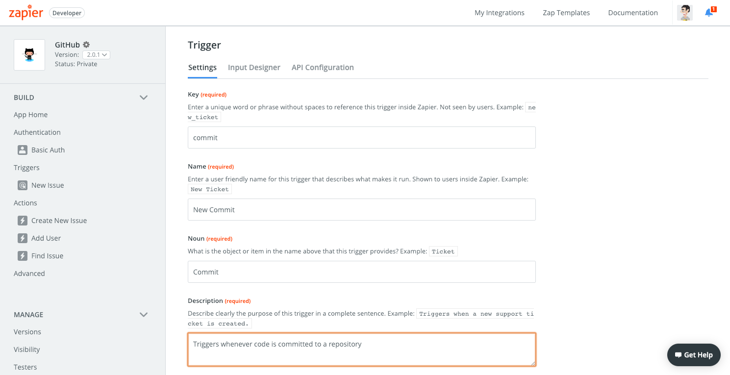 Triggers Zapier Platform Ui Documentation