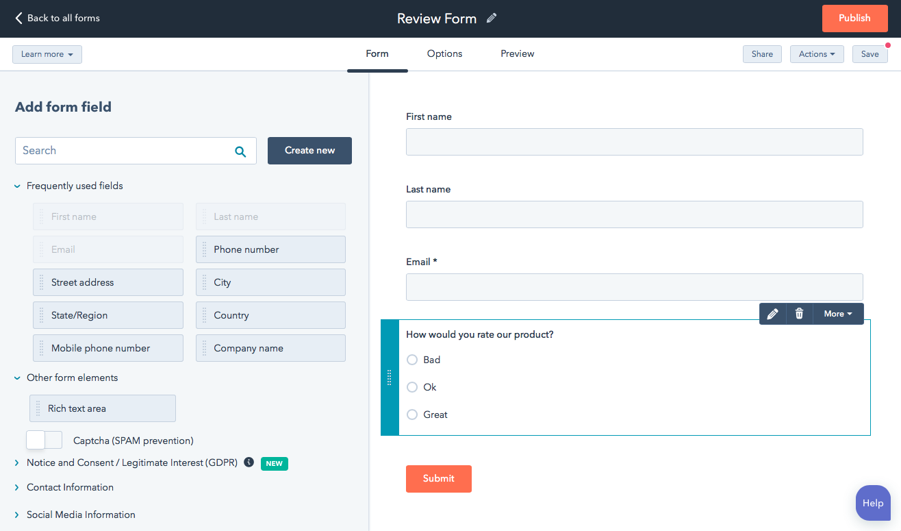 New For HubSpot CRM Build Forms For Free With HubSpot Forms Updates 